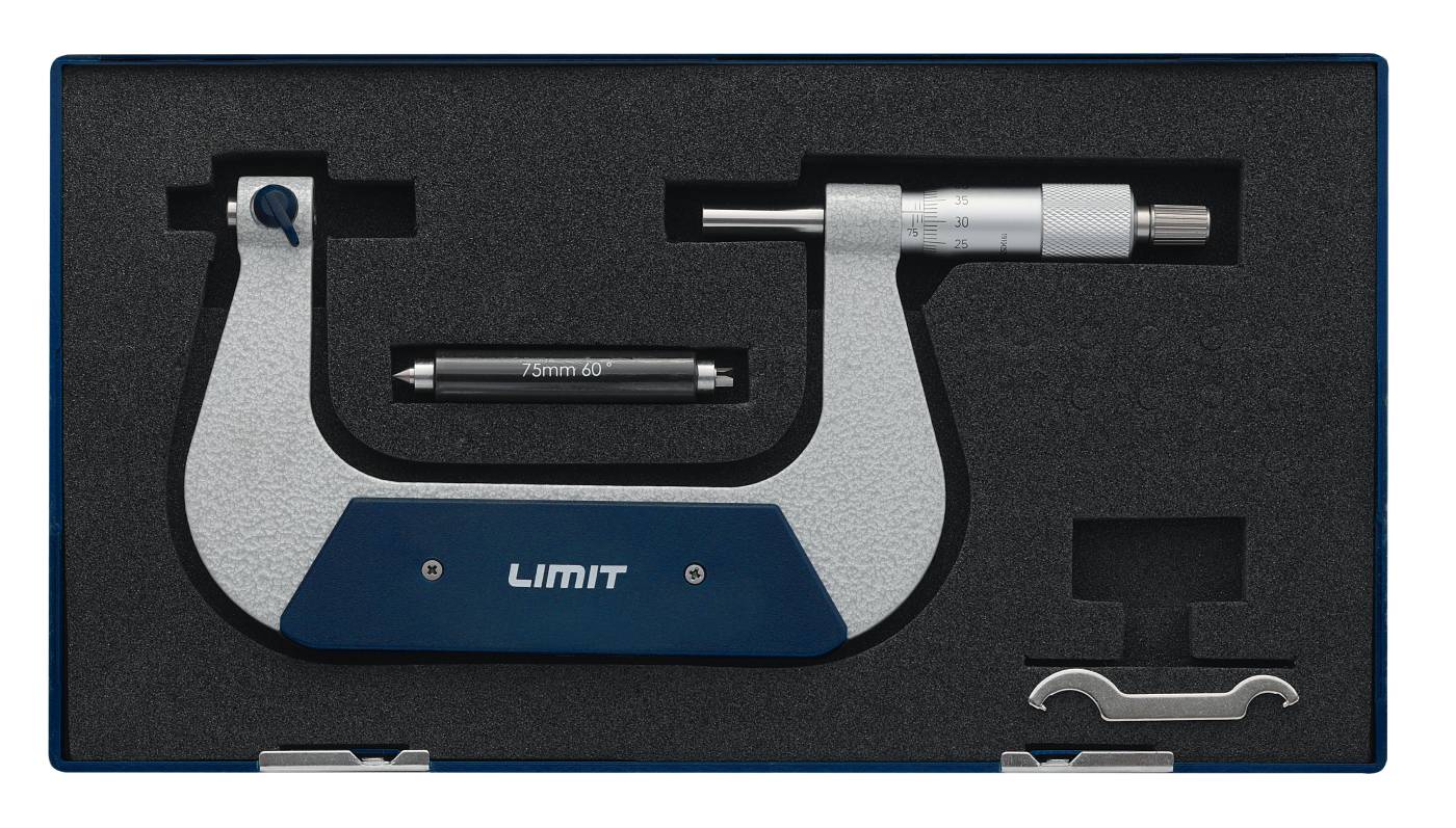 SCREW THREAD MICROMETER 75-100 - Precision measuring instruments | Limit