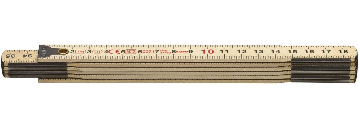 FOLDING RULE MM WOOD 1M - Luna tools