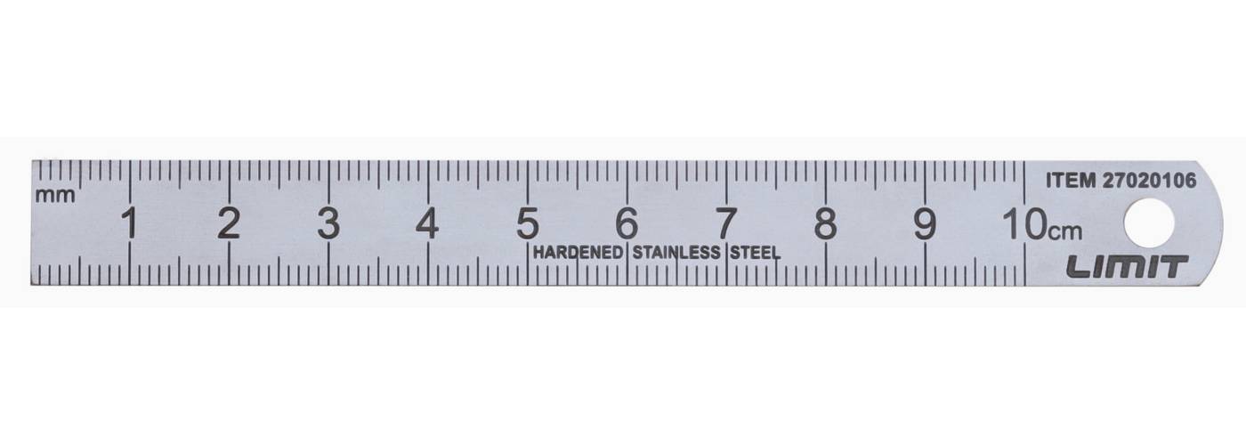 STEEL RULE ST.STEEL 2702-100 - Precision measuring instruments | Limit