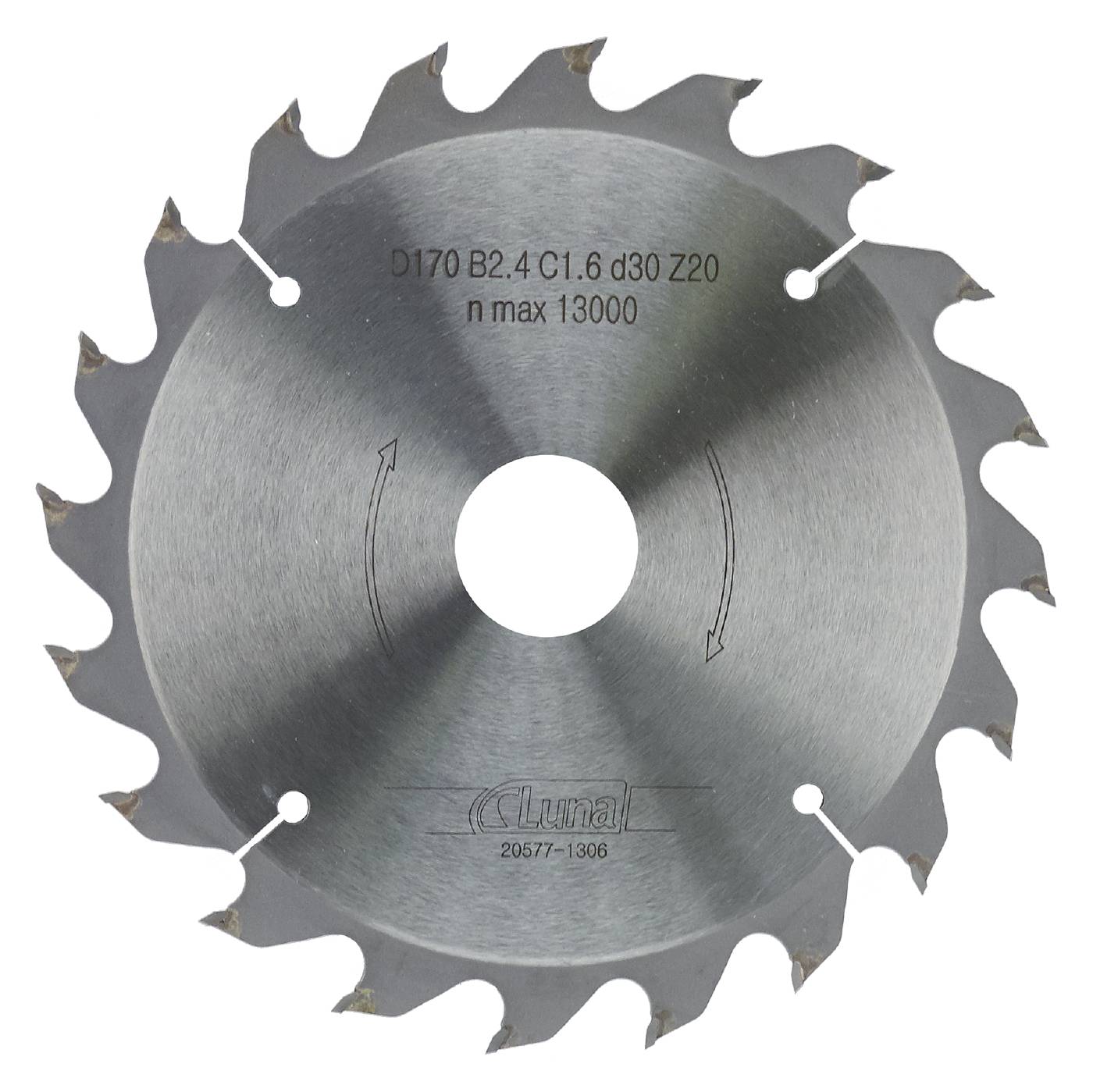T.C.T CIR.SAWB.170X30 Z20 - Luna tools
