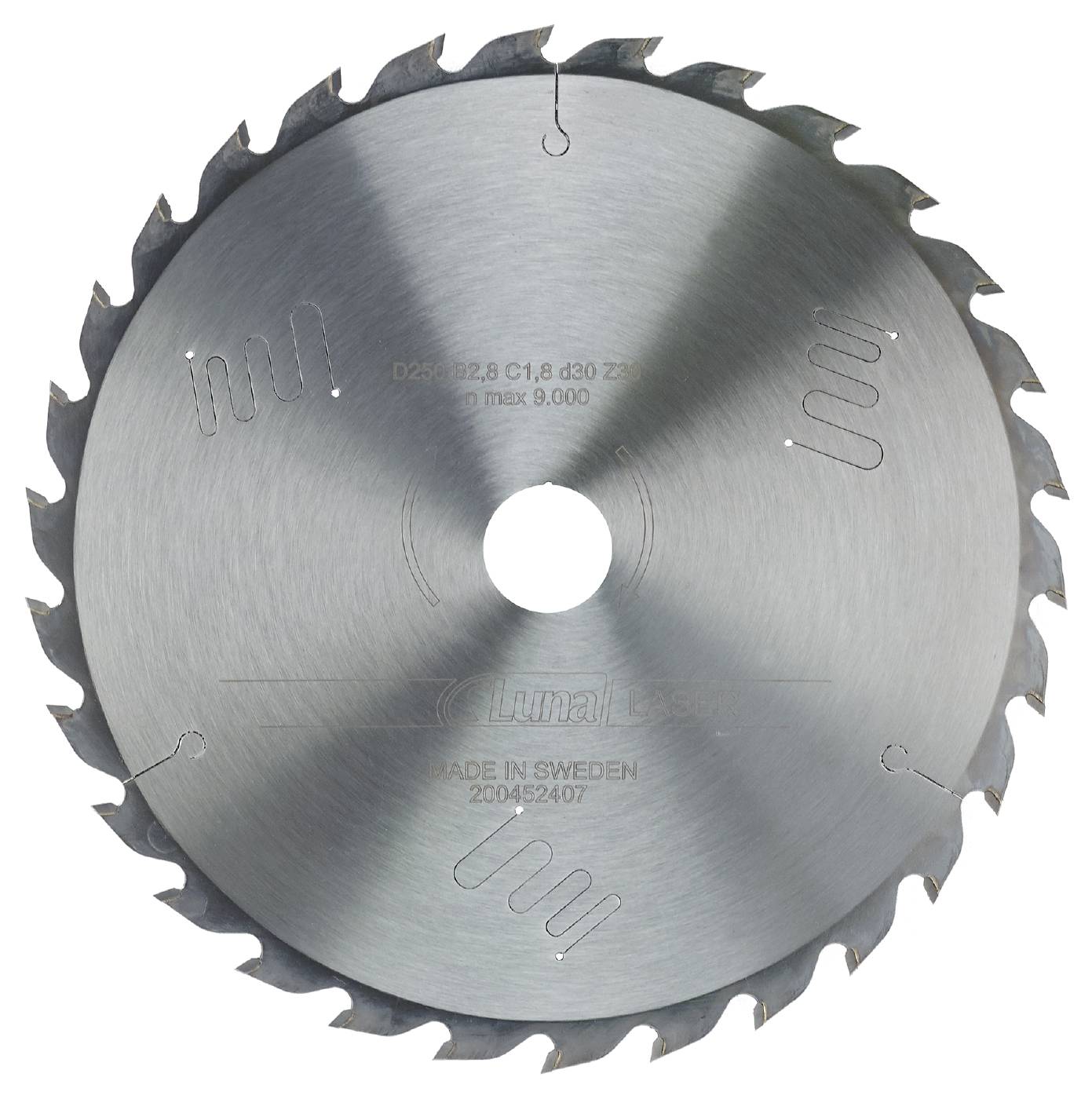 T.C.T CIR.SAWB.250X30 Z30 - Luna tools