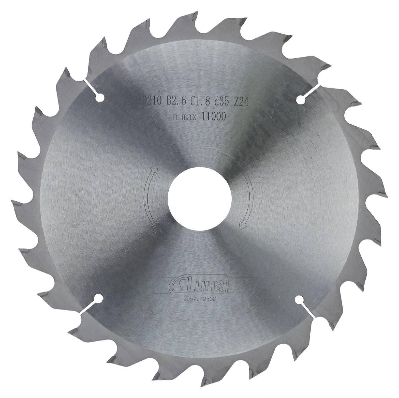 T.C.T CIR.SAWB.210X35,30,25,20 - Luna tools