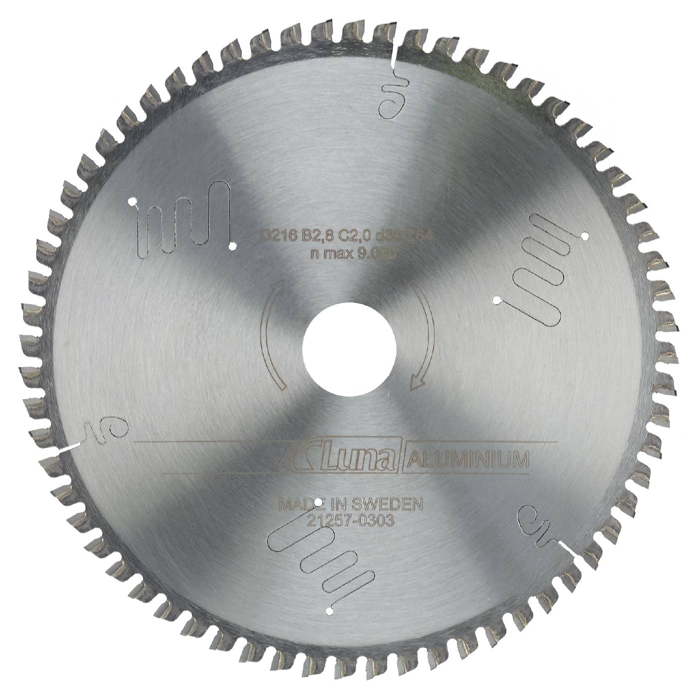 T.C.T CIR.SAWB.216X30 Z64 - Luna tools