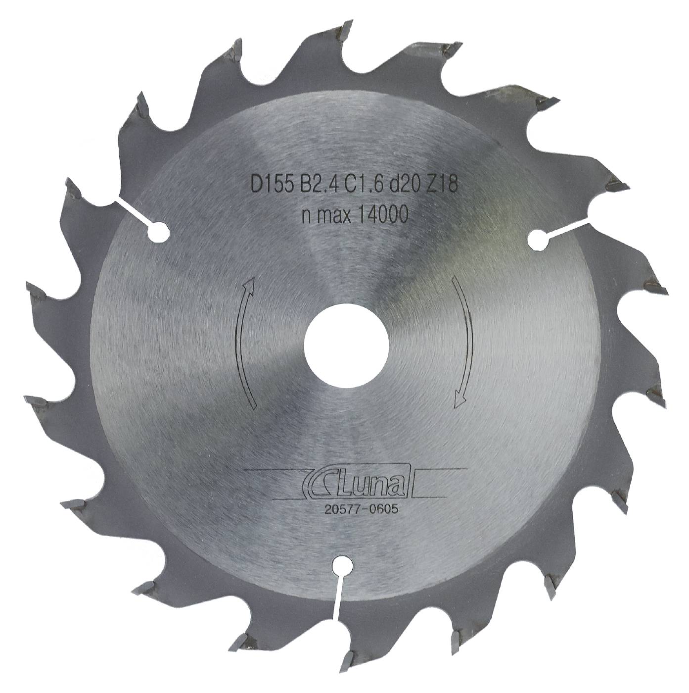 T.C.T CIR.SAWB.155X20,16,13Z18 - Luna tools