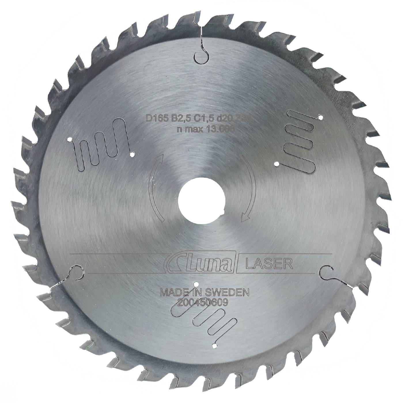 T.C.T CIR.SAWB. 165X20 Z36 - Luna tools