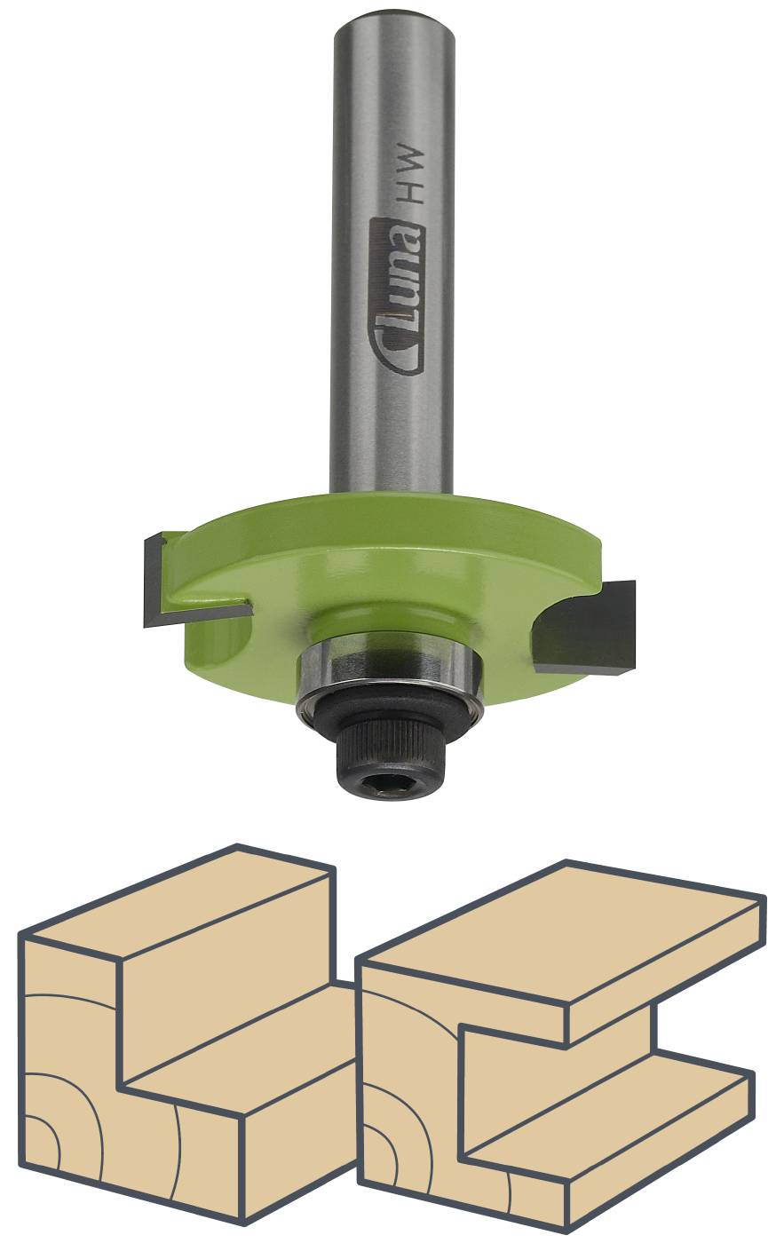 REBATING BIT HM 6/10 - Luna tools