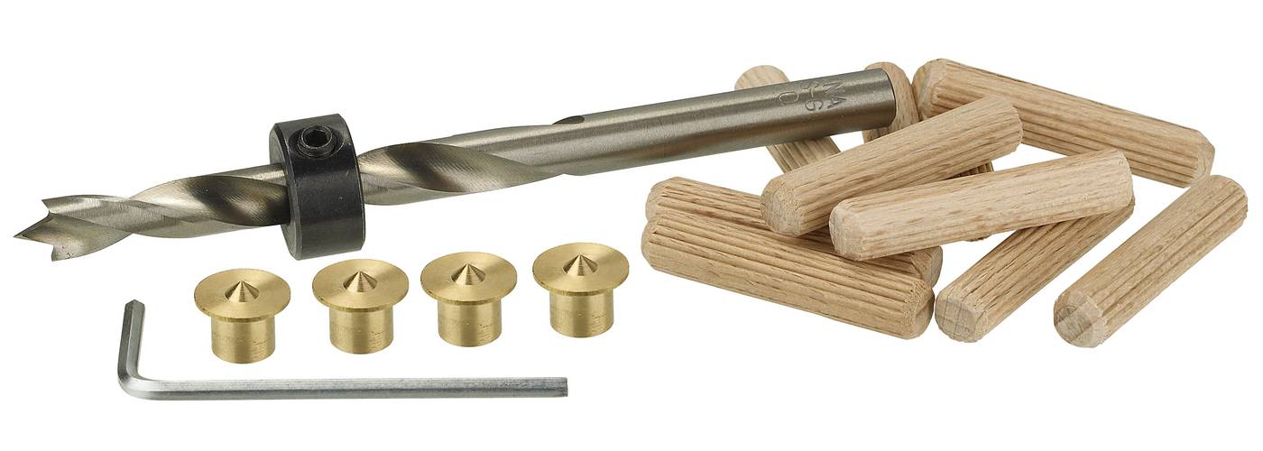 DOWEL SET ROUND 8 MM - Luna tools